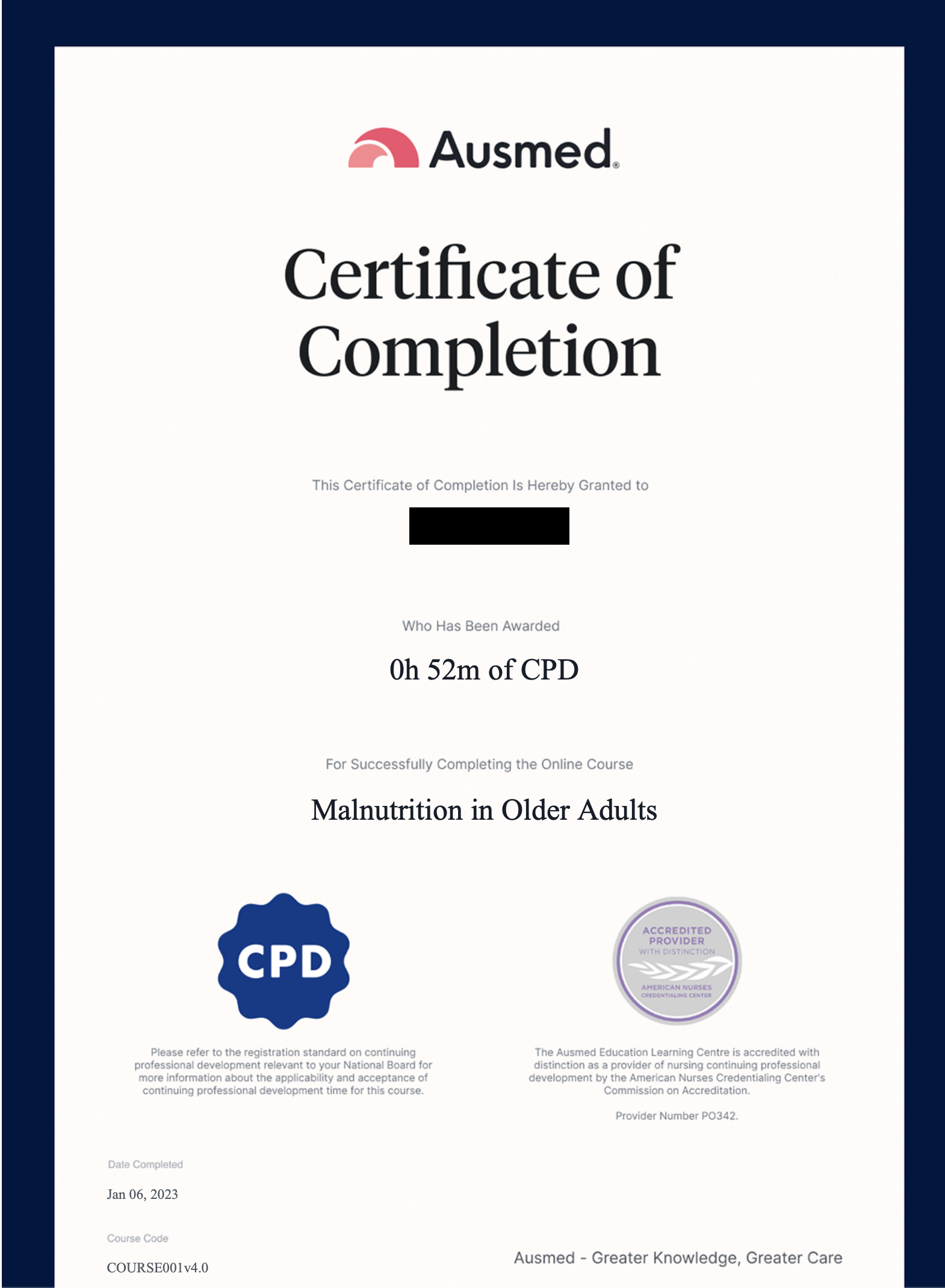 How to download a Certificate in the Ausmed LMS